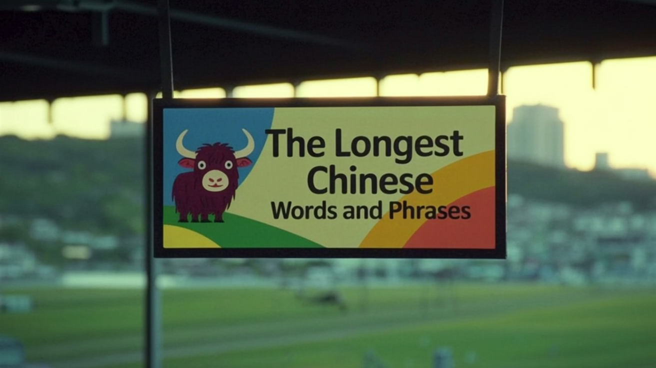 Unpacking The Longest Chinese Words And Phrases | Yak Yacker