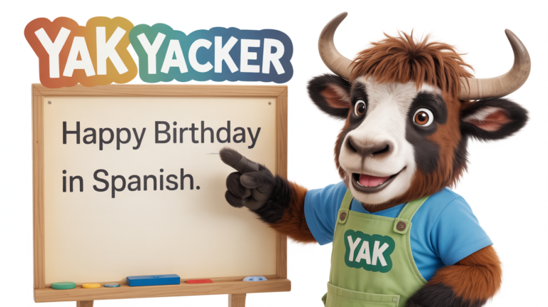 Happy Birthday (Feliz Cumpleaños) In Spanish