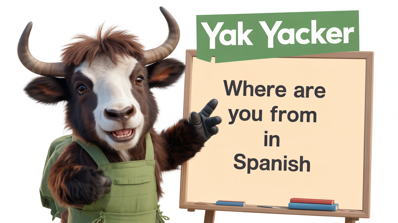 Where Are You From (¿De Dónde Eres?) In Spanish