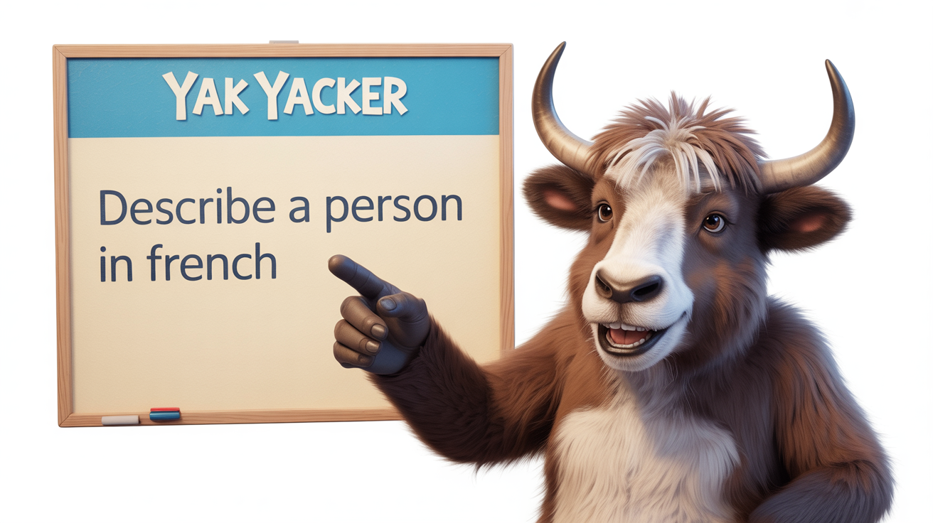 How to Describe a Person in French (Décrire une personne)