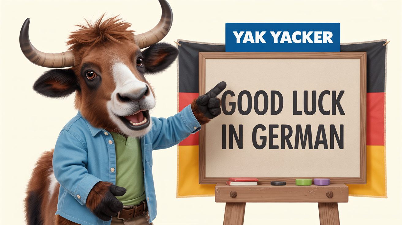 How to Say Good Luck in German
