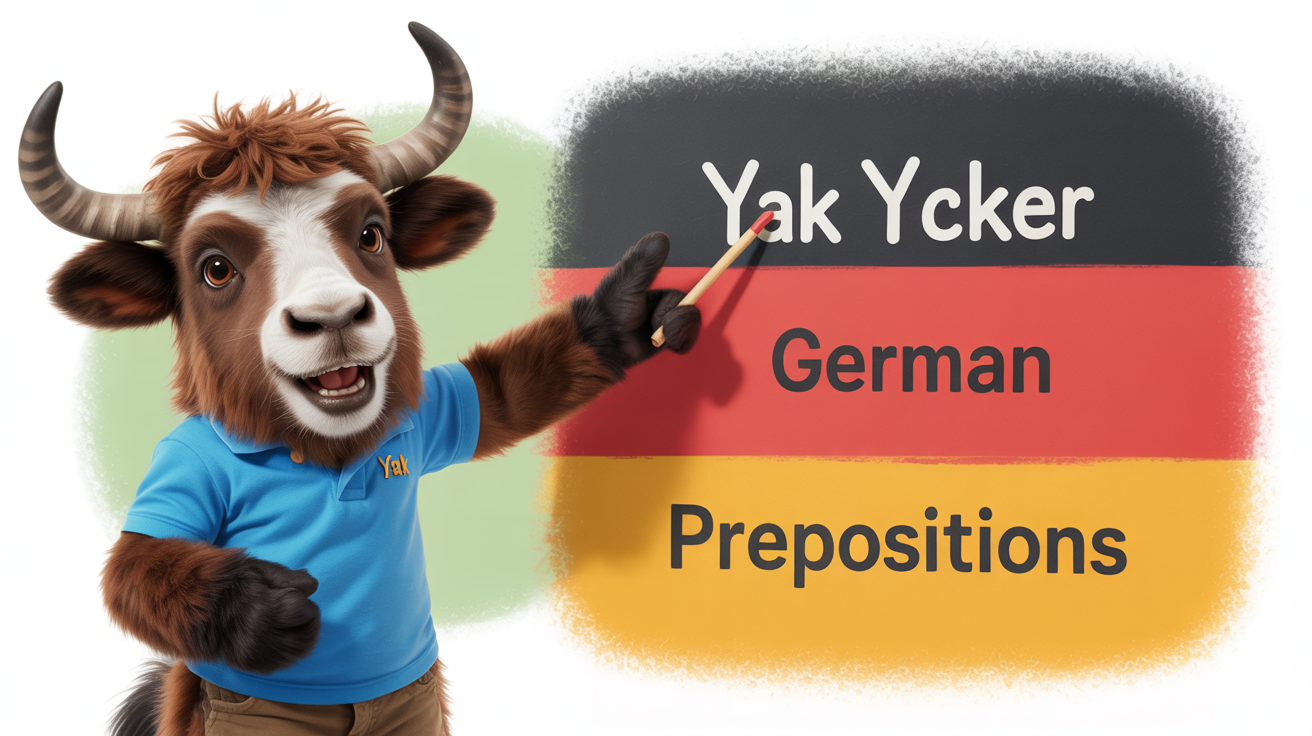 Prepositions in German (Präpositionen) | Yak Yacker