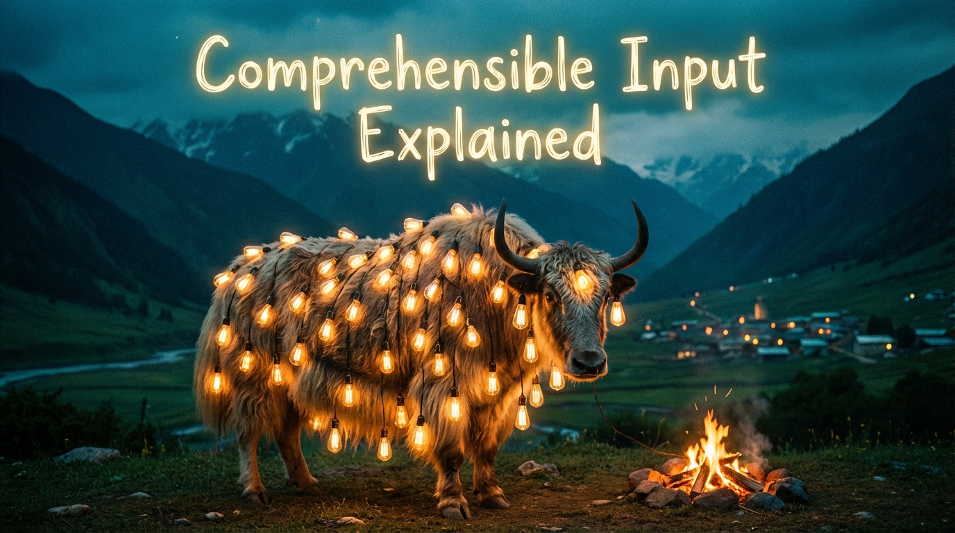 Comprehensible Input Explained | Yak Yacker