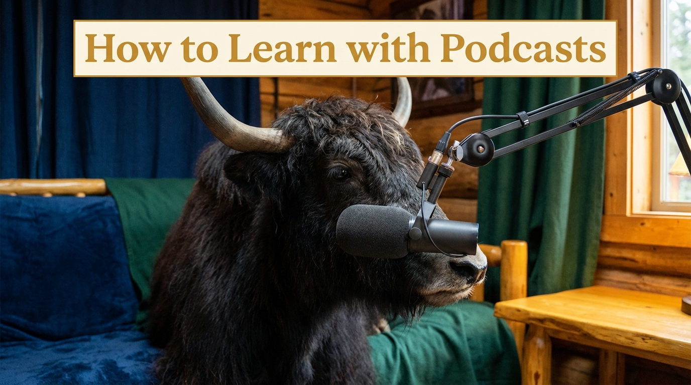 How To Learn A Language With Podcasts | Yak Yacker