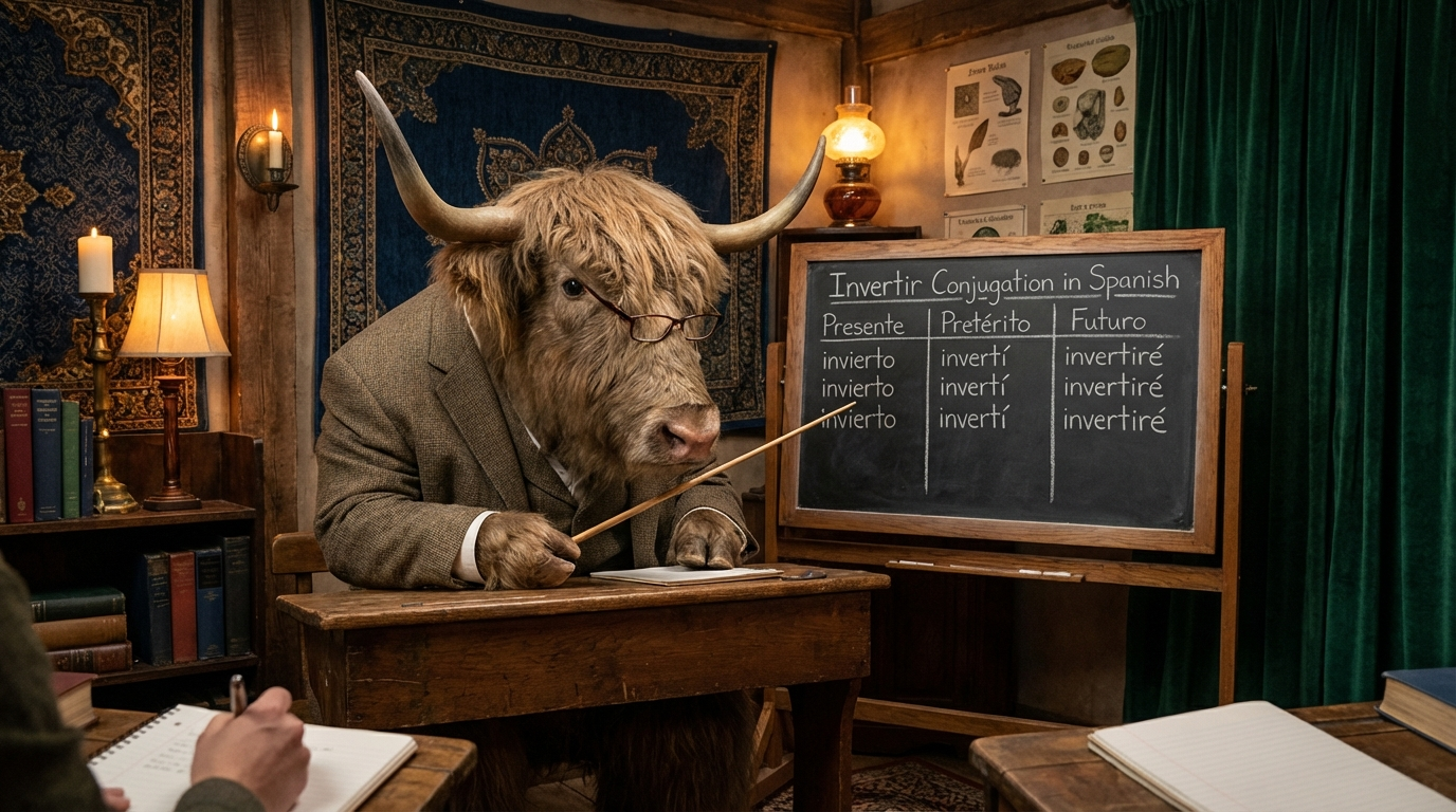 Invertir Conjugation in Spanish | Yak Yacker