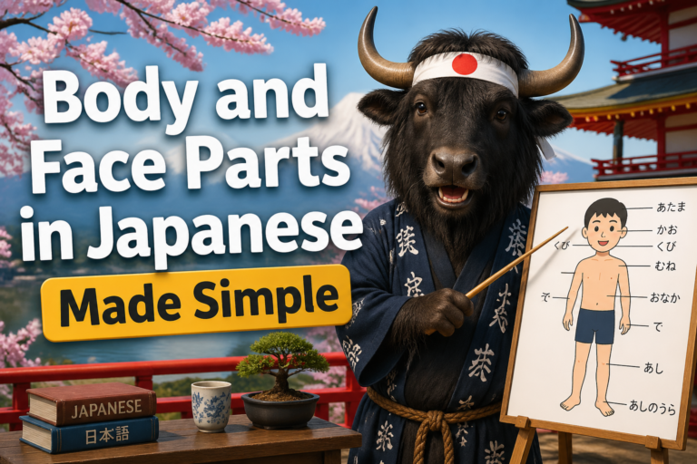 Body and Face Parts in Japanese Made Simple