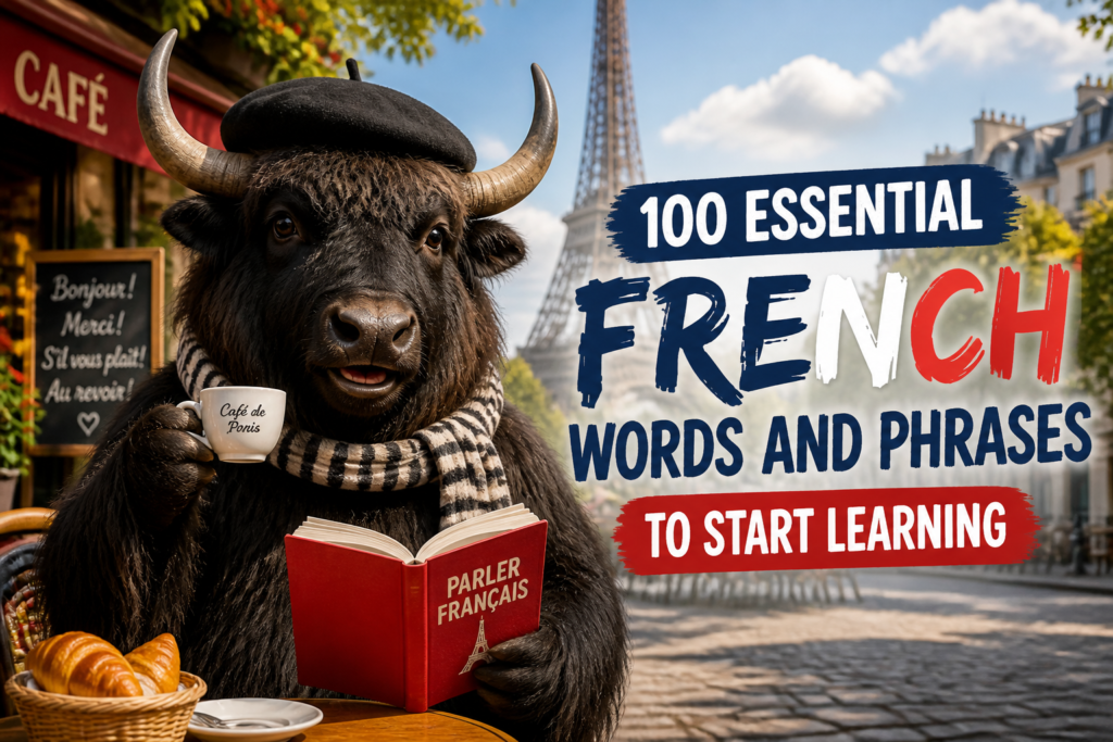 100 Essential French Words and Phrases to Start Learning