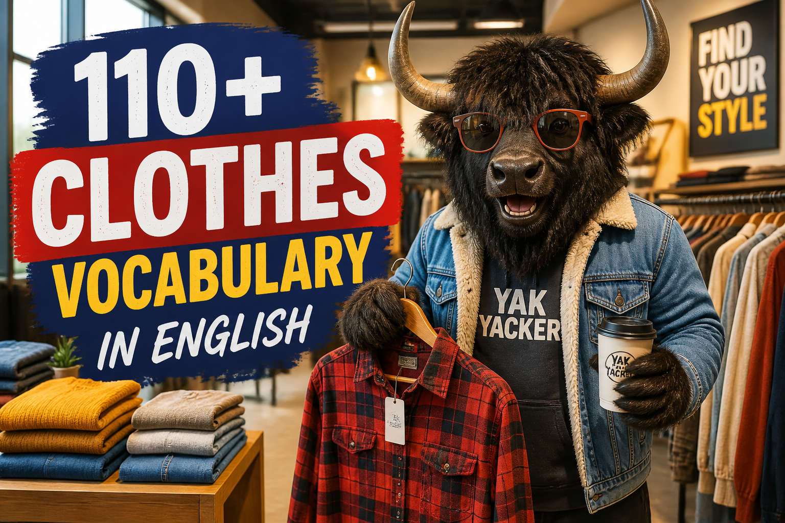 110+ Clothes Vocabulary in English