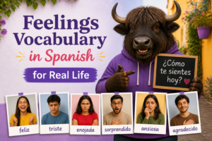 Feelings Vocabulary in Spanish for Real Life