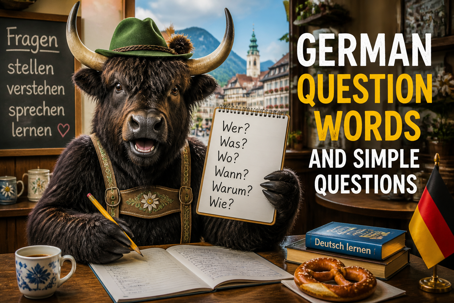 German Question Words And Simple Questions