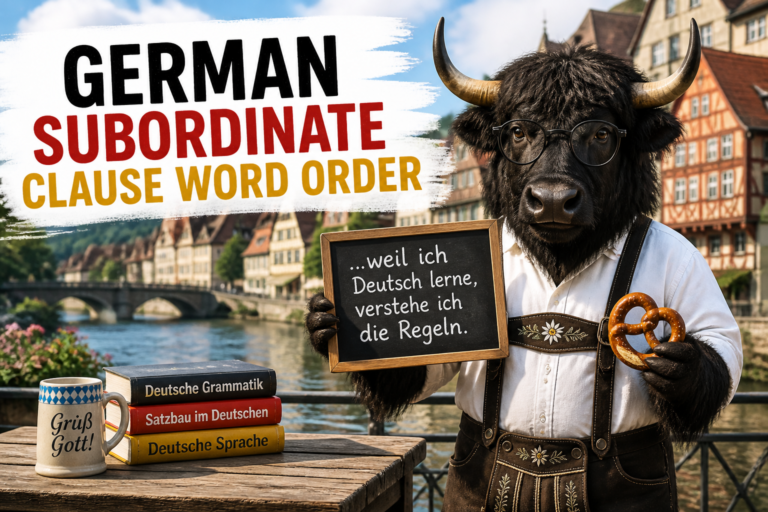 German Subordinate Clause Word Order