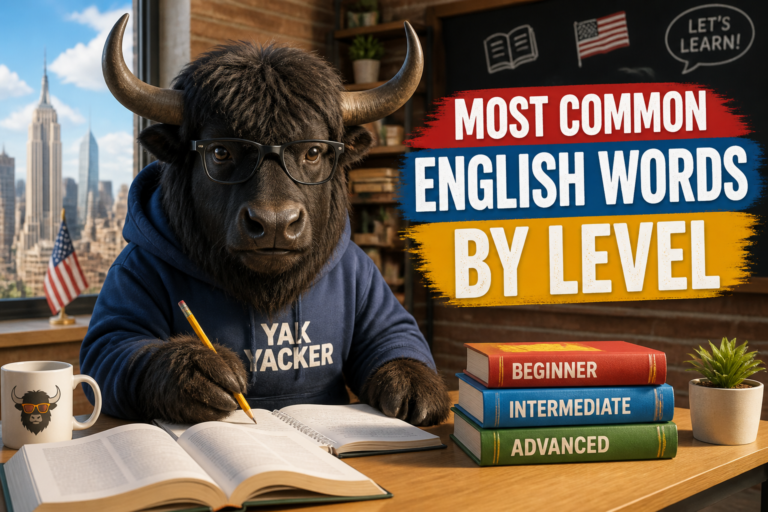 Most Common English Words By Level