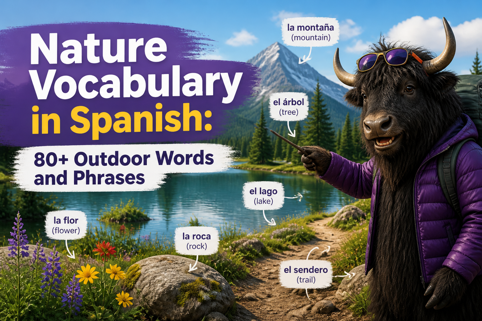 Nature Vocabulary in Spanish