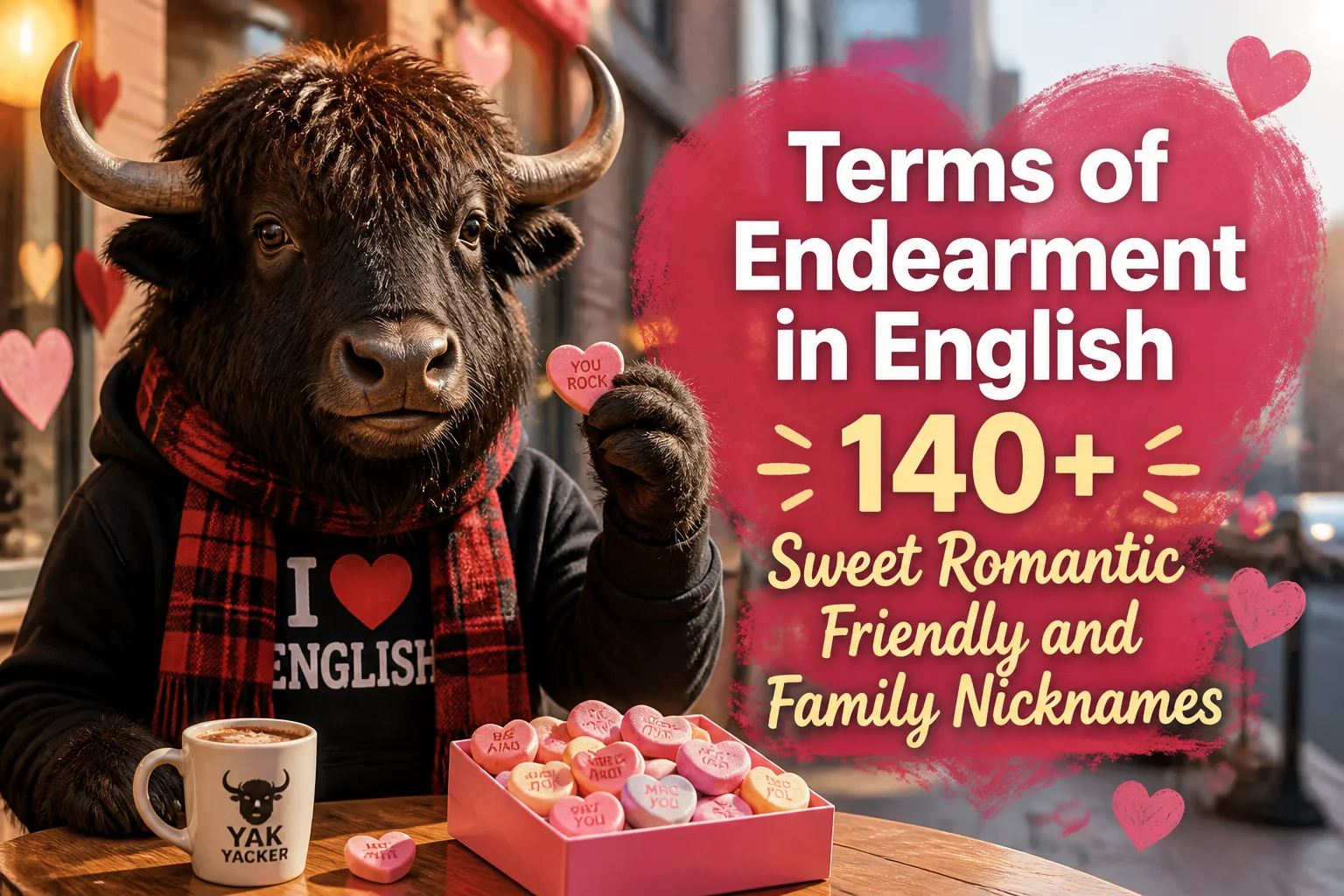 Terms of Endearment in English 140+ Sweet Romantic Friendly and Family ...