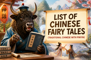 List Of Chinese Fairy Tales (Traditional Chinese With Pinyin)