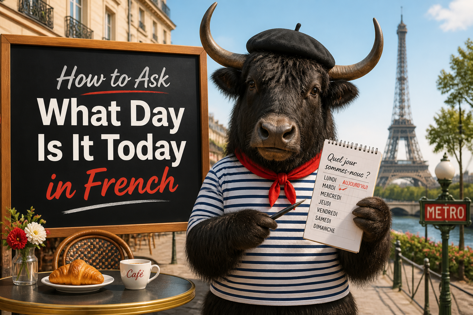 How to Ask What Day Is It Today in French